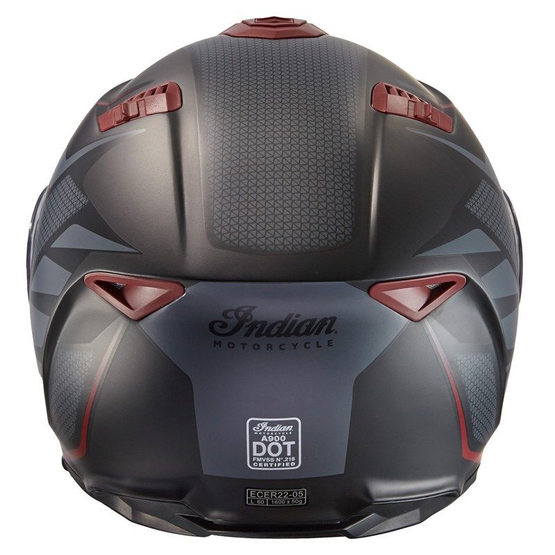Indian Motorcycle Matte Modular V2 flip-up helmet - black - Moore Speed ...