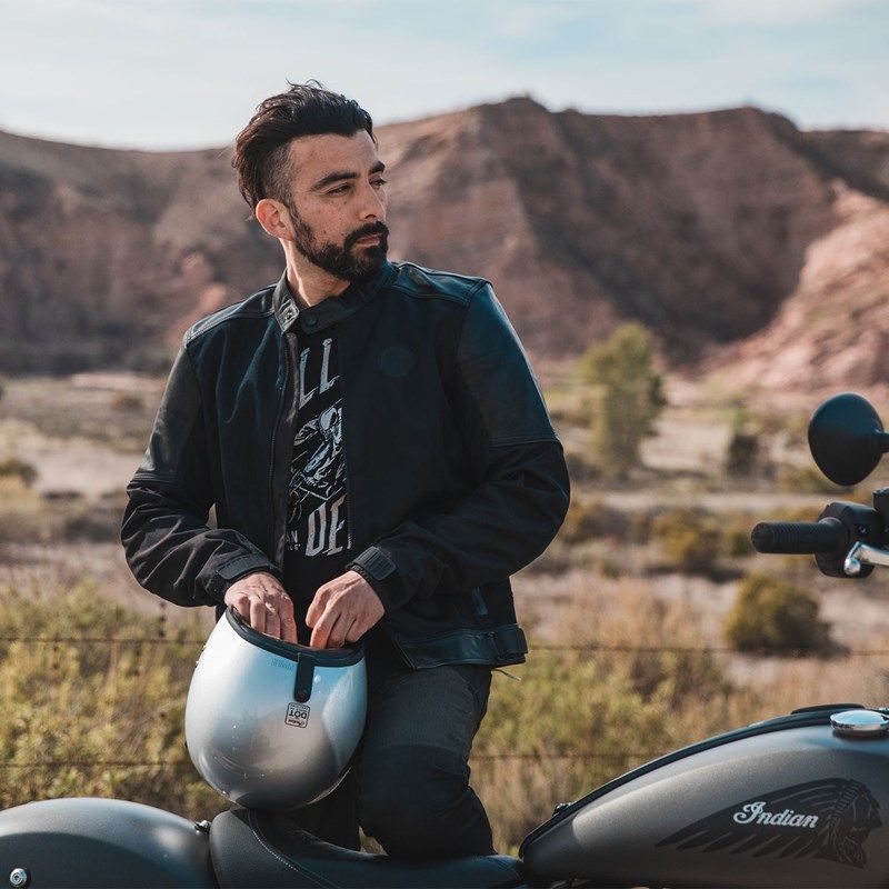 Indian Motorcycle Men's Tobin Mesh Jacket (black) - Moore Speed Racing