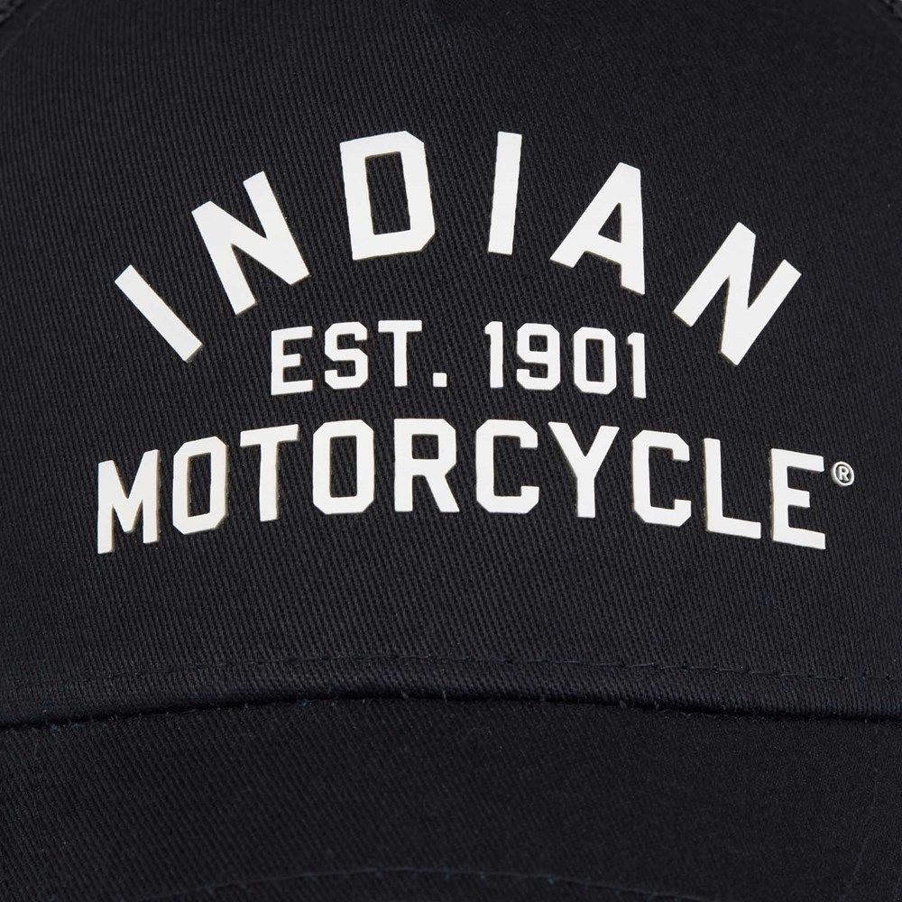 Indian Motorcycle trucker cap - black - Moore Speed Racing