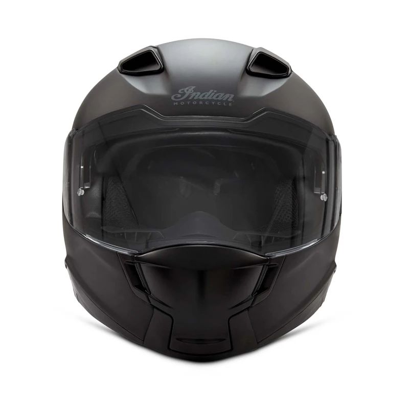 Indian Motorcycle Full Face Matte-Black Sport Helmet - Moore Speed Racing