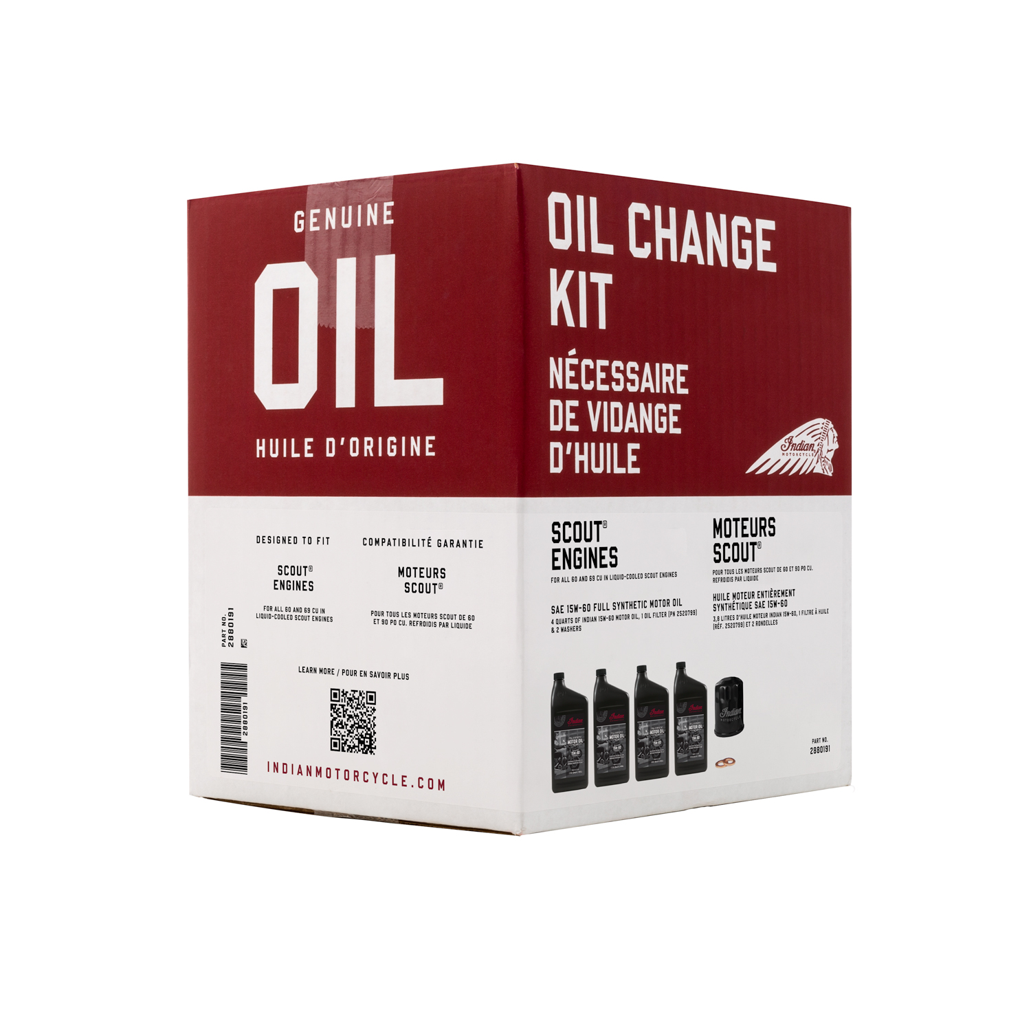 Indian oil change / service kit for all Indian Scout models (2015 ...