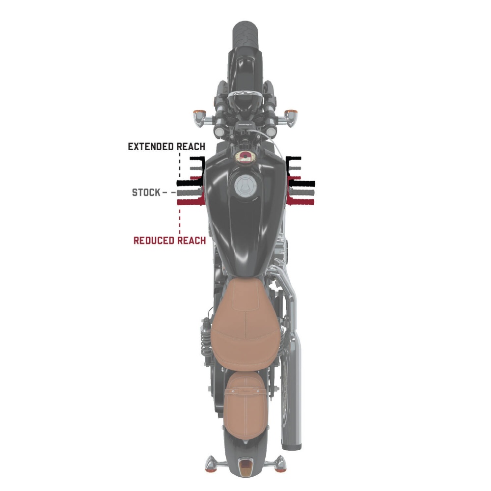 Indian Scout Extended Reach Foot Controls - Moore Speed Racing
