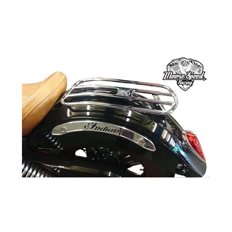 Indian Scout Solo Luggage Rack - Moore Speed Racing