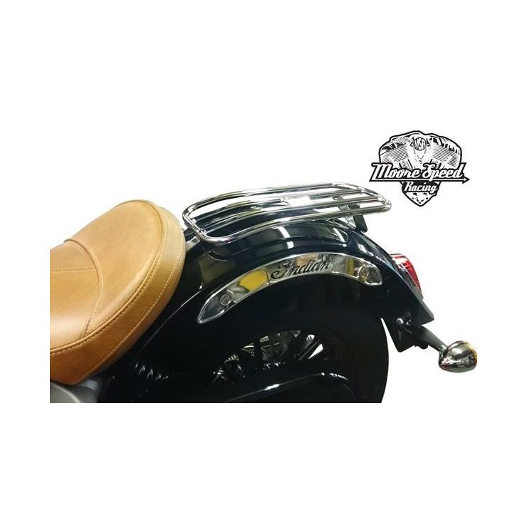 Indian Scout Solo Luggage Rack - Moore Speed Racing