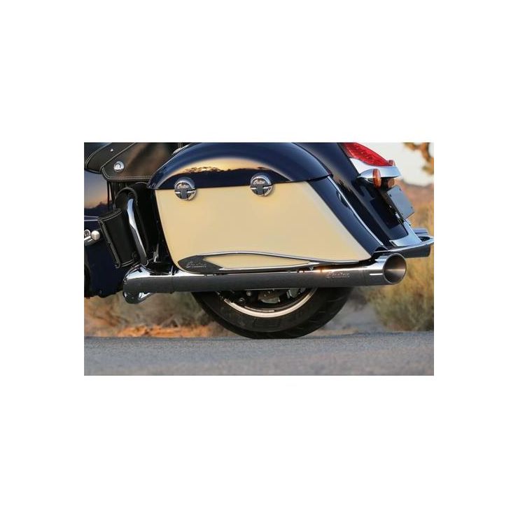 Indian Motorcycle Pinnacle chrome saddlebag protector rails - pair ...
