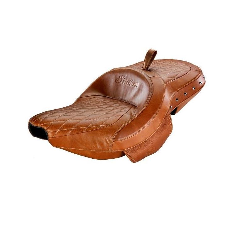Indian Motorcycle Genuine Leather Extended Reach Heated Seat - Moore ...