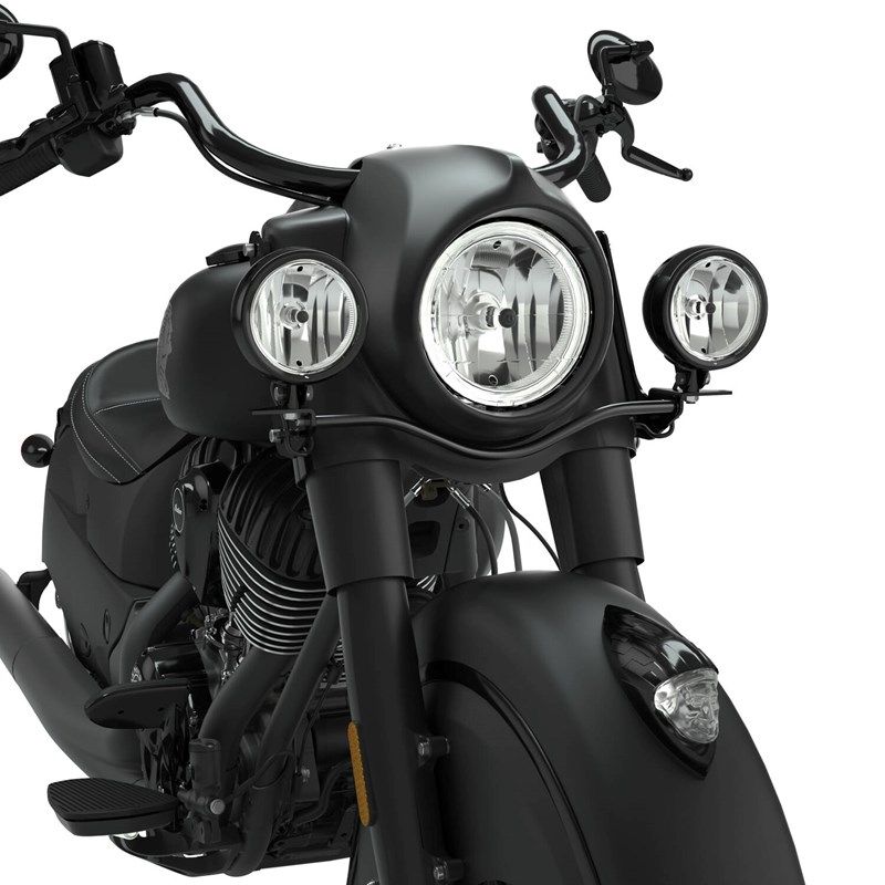 Indian Motorcycle Driving Lights, Gloss Black - Moore Speed Racing
