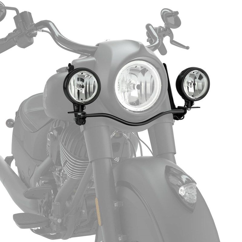 Indian Motorcycle Driving Lights, Gloss Black - Moore Speed Racing