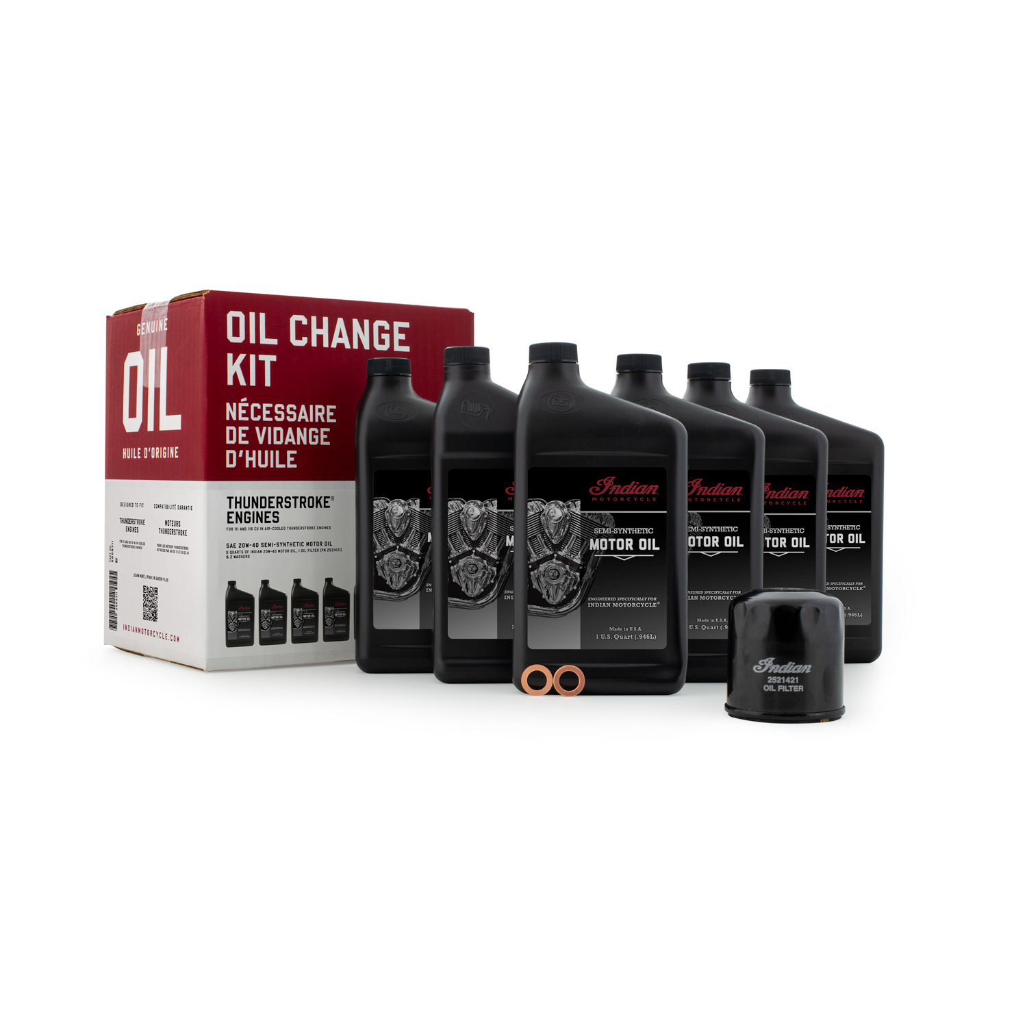Indian Thunderstroke 111" & 116" service / oil change kit - Moore Speed ...