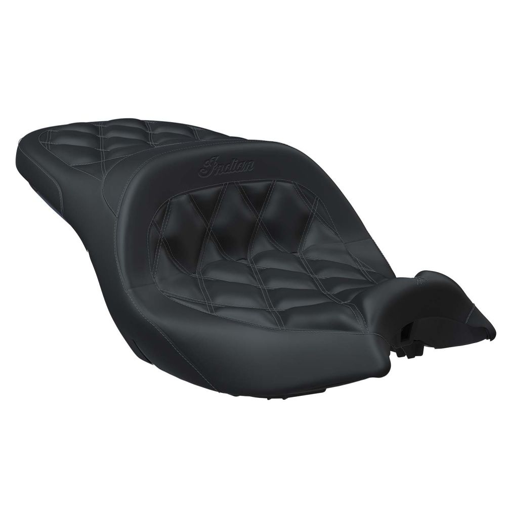 Indian Challenger / Pursuit standard reach heated touring seat - black ...