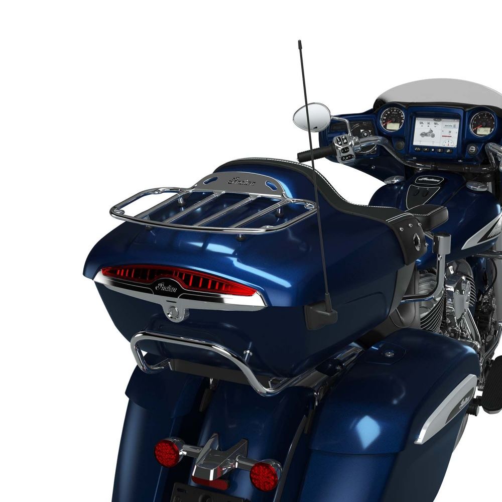 Indian Motorcycle trunk-mounted antenna - Moore Speed Racing