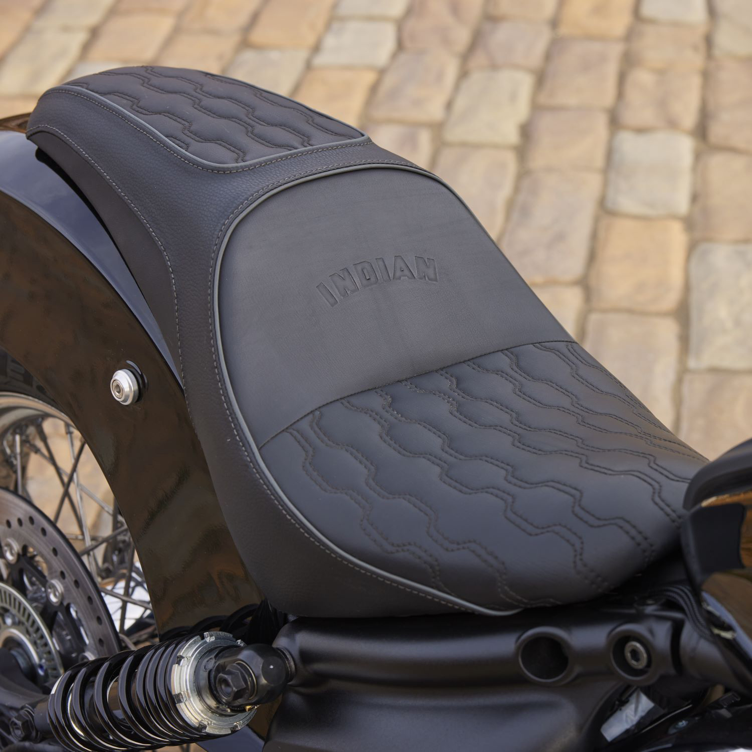 Indian Motorcycle Syndicate Seat for Scout 1250cc Range (black) - Moore ...