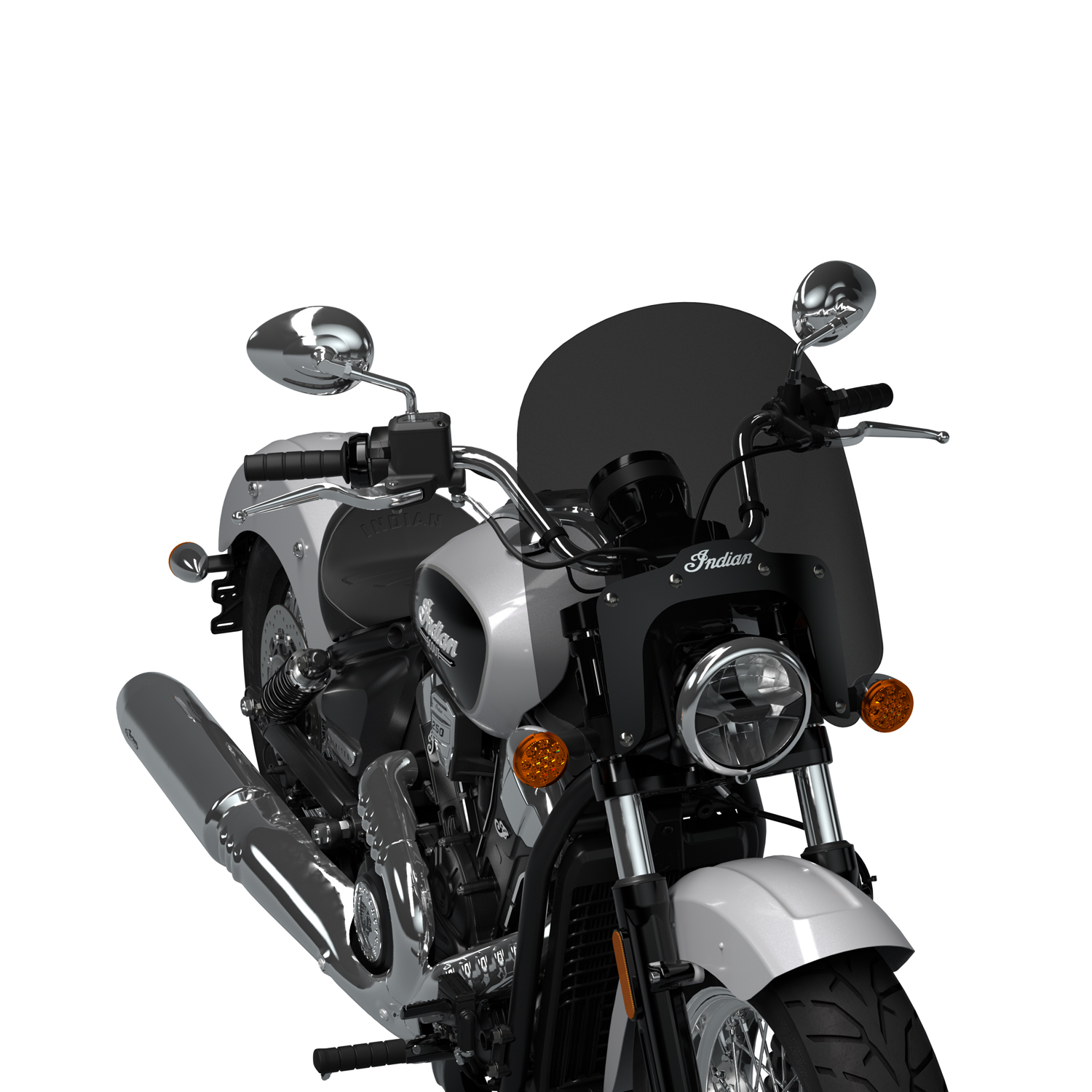 Indian Motorcycle 14" Quick Release Low Touring Windshield for Scout ...