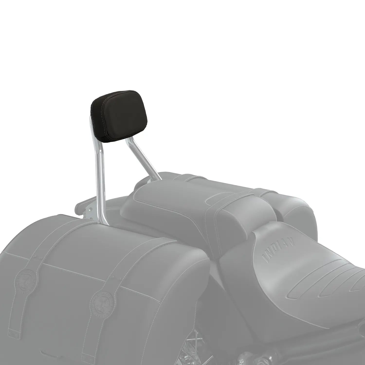 Indian Motorcycle Rider / Passenger Backrest Pad for Scout 1250cc Range ...