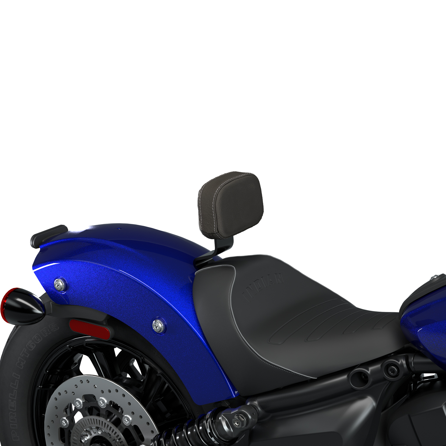 Indian Motorcycle Syndicate Low Profile Rider Backrest Scout 1250cc ...