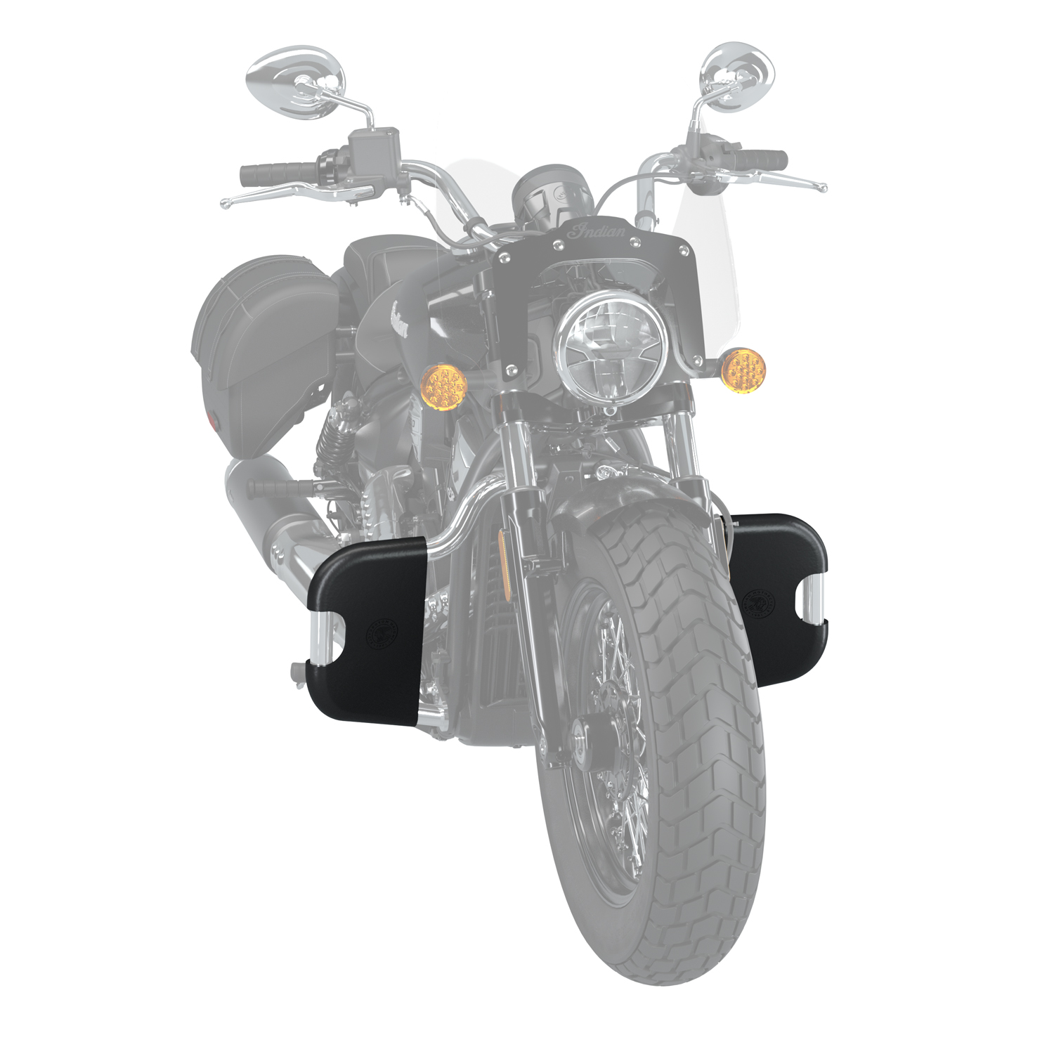 Indian Motorcycle Highway Bars Vinyl Soft Lowers for Scout 1250cc Range ...