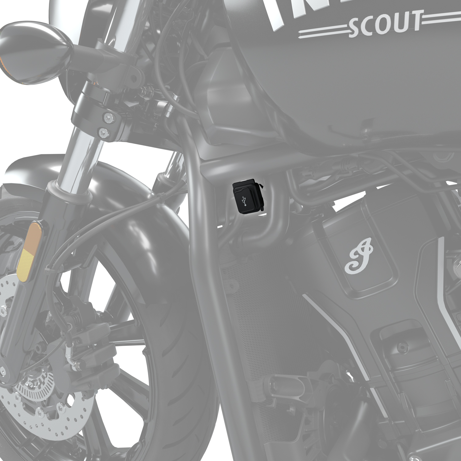 Indian Motorcycle USB Port Kit For Scout 1250cc Range - Moore Speed Racing