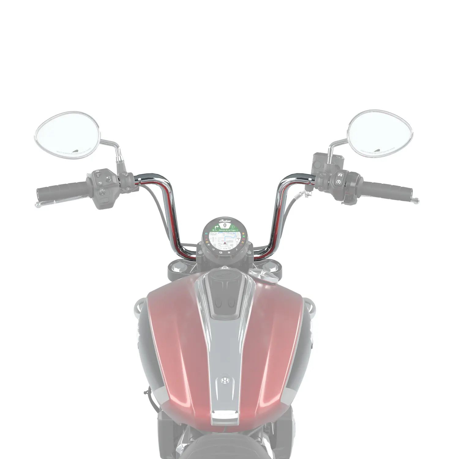 Indian Motorcycle 10" Ape Hanger Handlebars - Moore Speed Racing