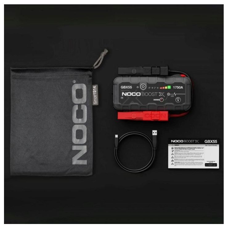 Noco Boost X GBX55 12V Ultrasafe Lithium Motorcycle Jump Starter (1750 ...