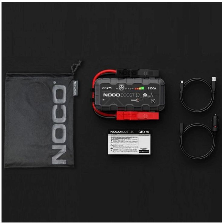 Noco Boost X GBX75 12V UltraSafe Lithium Jump Starter (2500 Amp ...