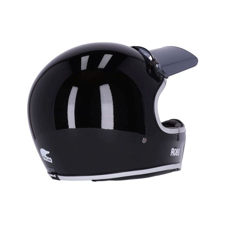 Roeg Peruna 2.0. Midnight Full Face Helmet, Metallic Black - Moore Speed Racing