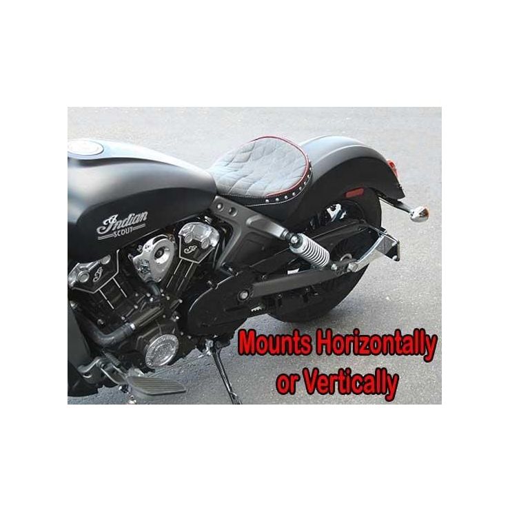 Accutronix side-mount licence plate holder - Indian Scout / Bobber 2015 ...
