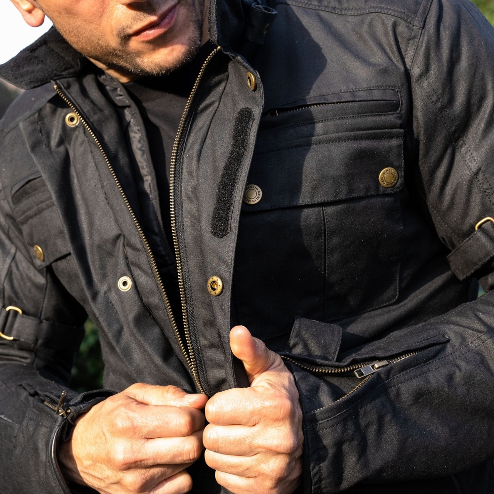 Merlin Barton II Waxed Cotton Jacket - Moore Speed Racing