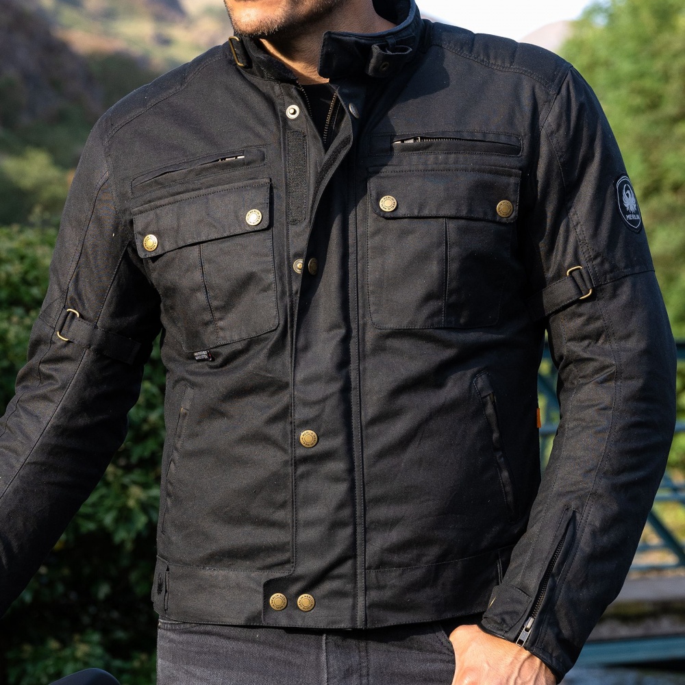 Merlin Barton II Waxed Cotton Jacket - Moore Speed Racing