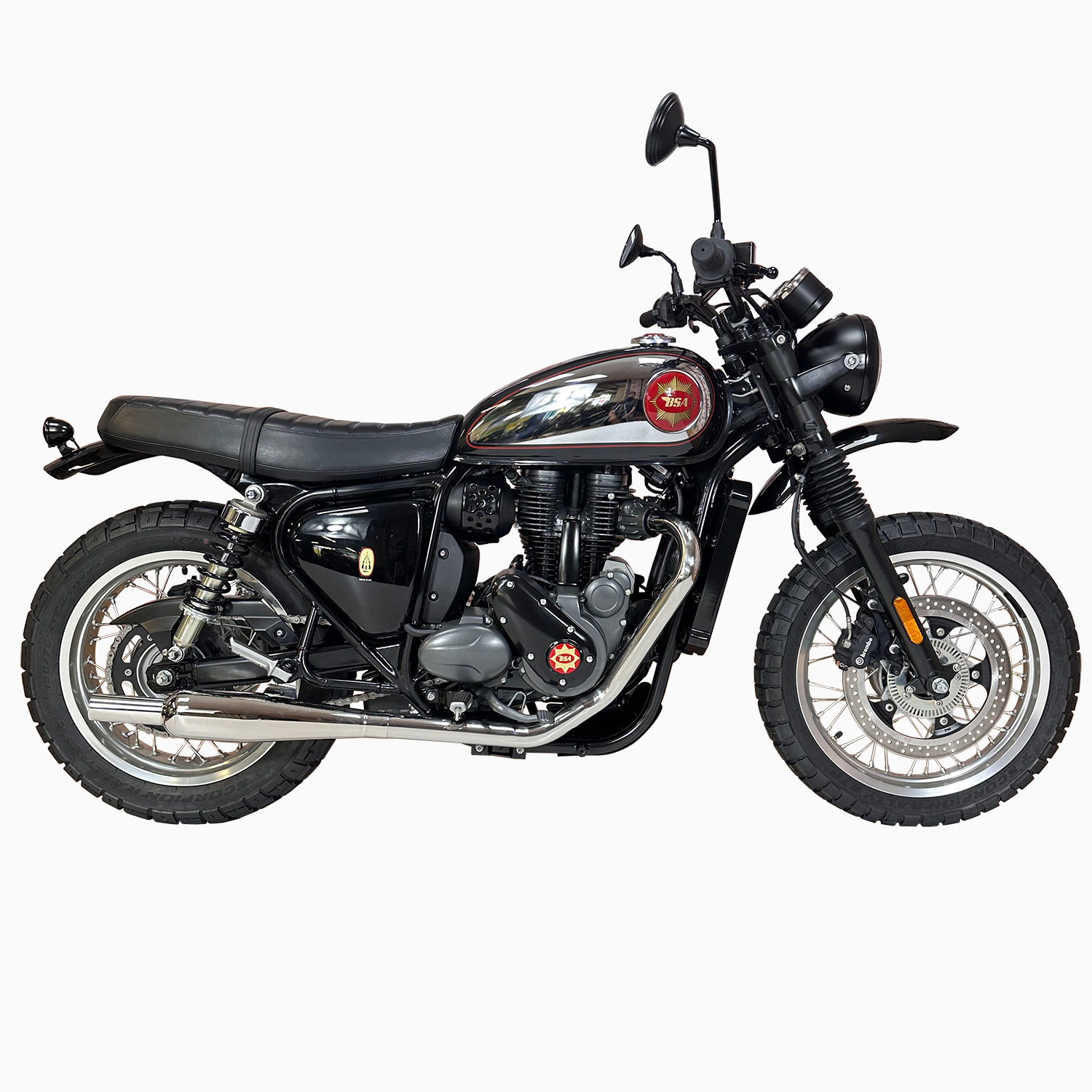 BSA Gold Star Standard Shorty Exhaust Silencer for MSR Header (2023 ...