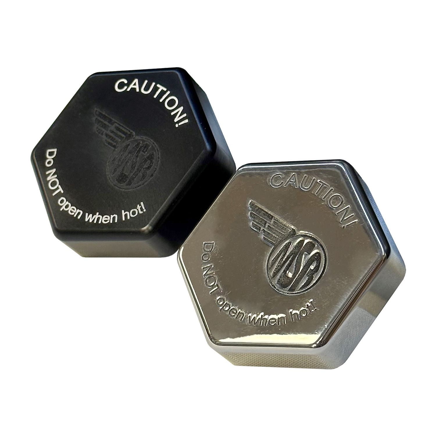 BSA Gold Star billet aluminium hex radiator cap - black or polished ...