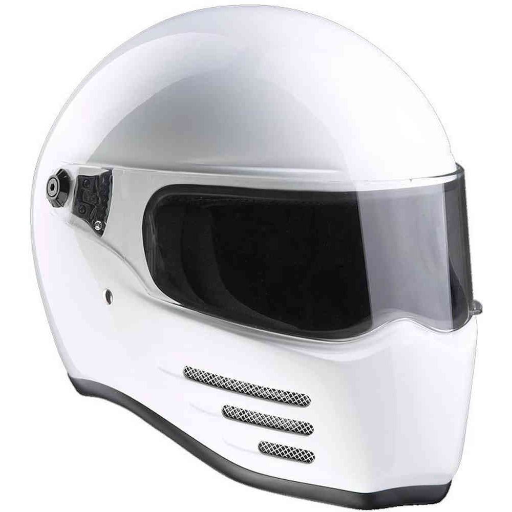 Bandit Fighter Full Face Motorcycle Helmet - White - Moore Speed Racing
