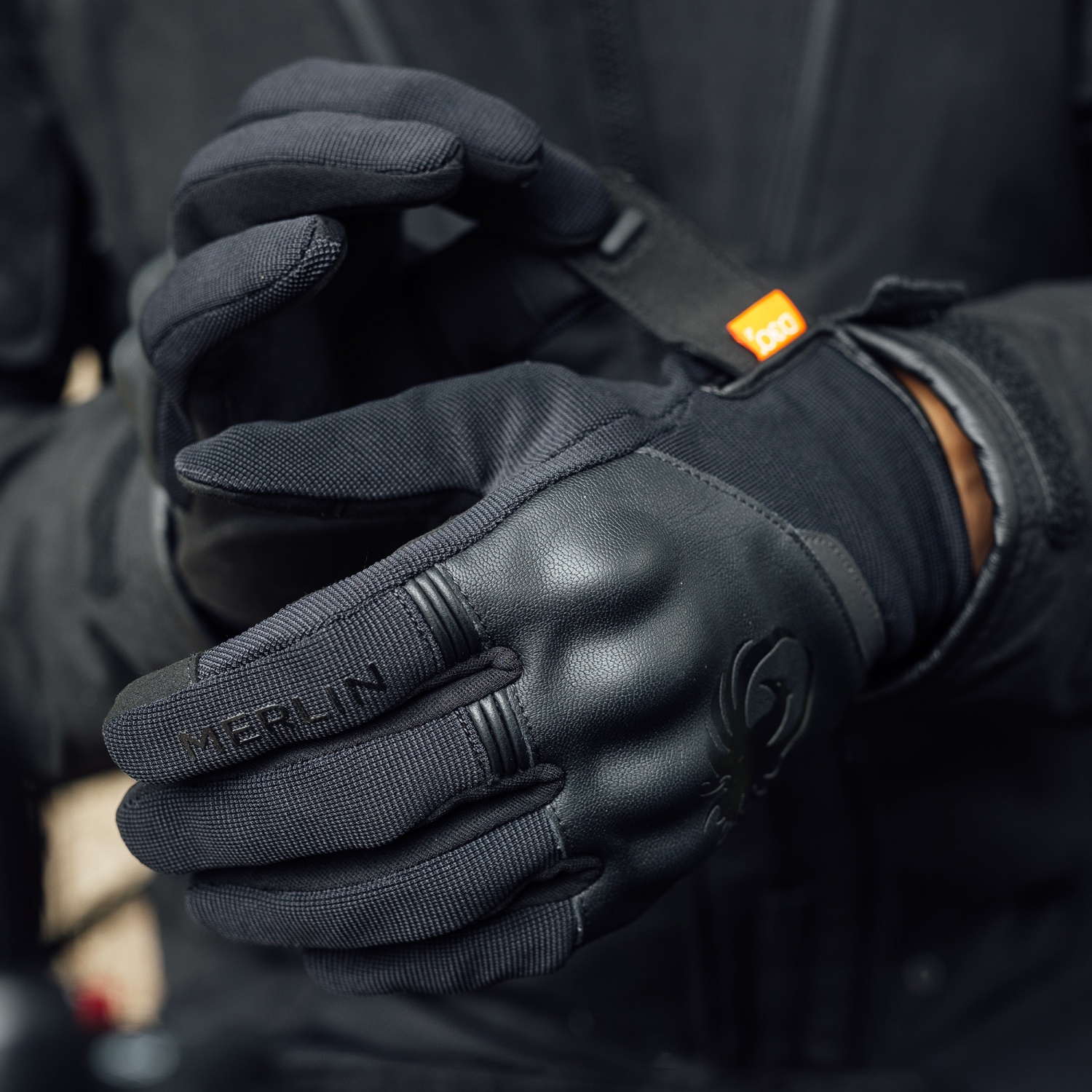 Merlin Berea D3O Trail Gloves - Black - Moore Speed Racing