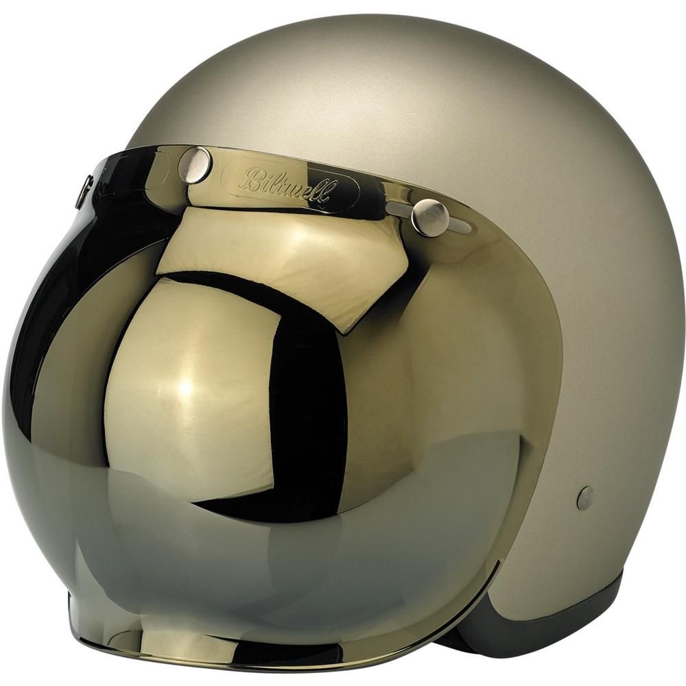 Biltwell Open Face Motorcycle Helmet Bubble Shield Visor Anti-Fog ...