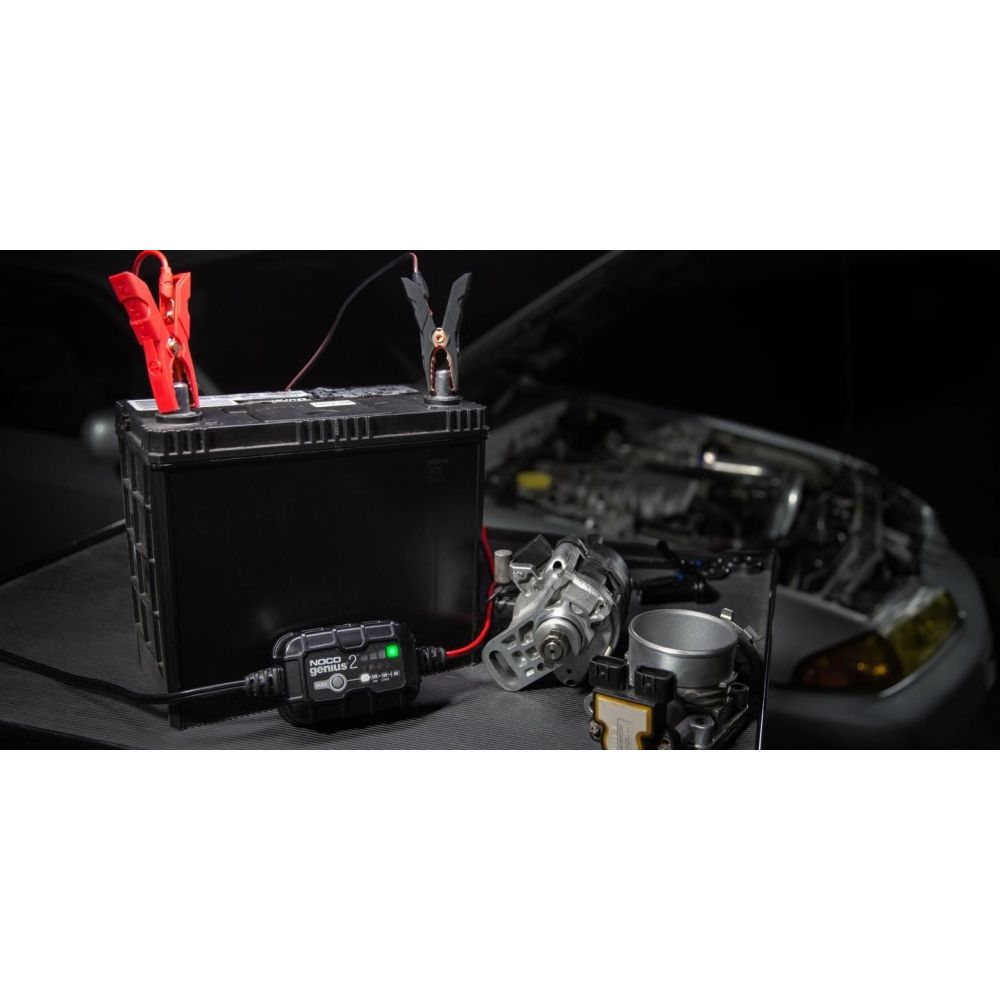 Noco Genius 2 Amp Motorcycle Battery Charger - 6V / 12V / Lead Acid ...
