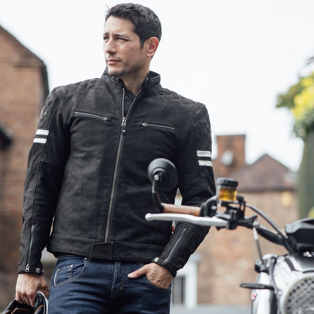 Merlin Hixon II D3O Leather Riding Jacket - Moore Speed Racing