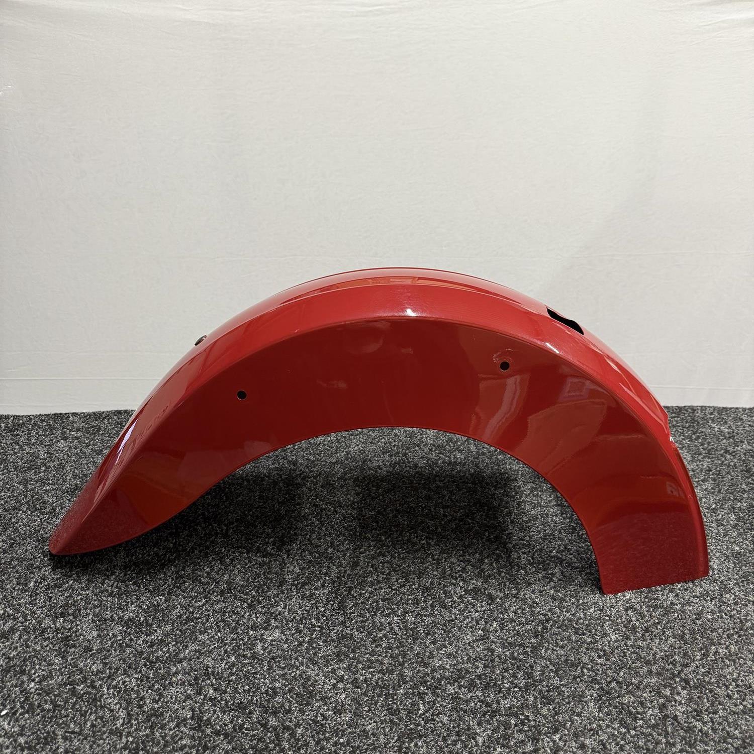 Indian Scout rear fender / mudguard in Indian red - Moore Speed Racing