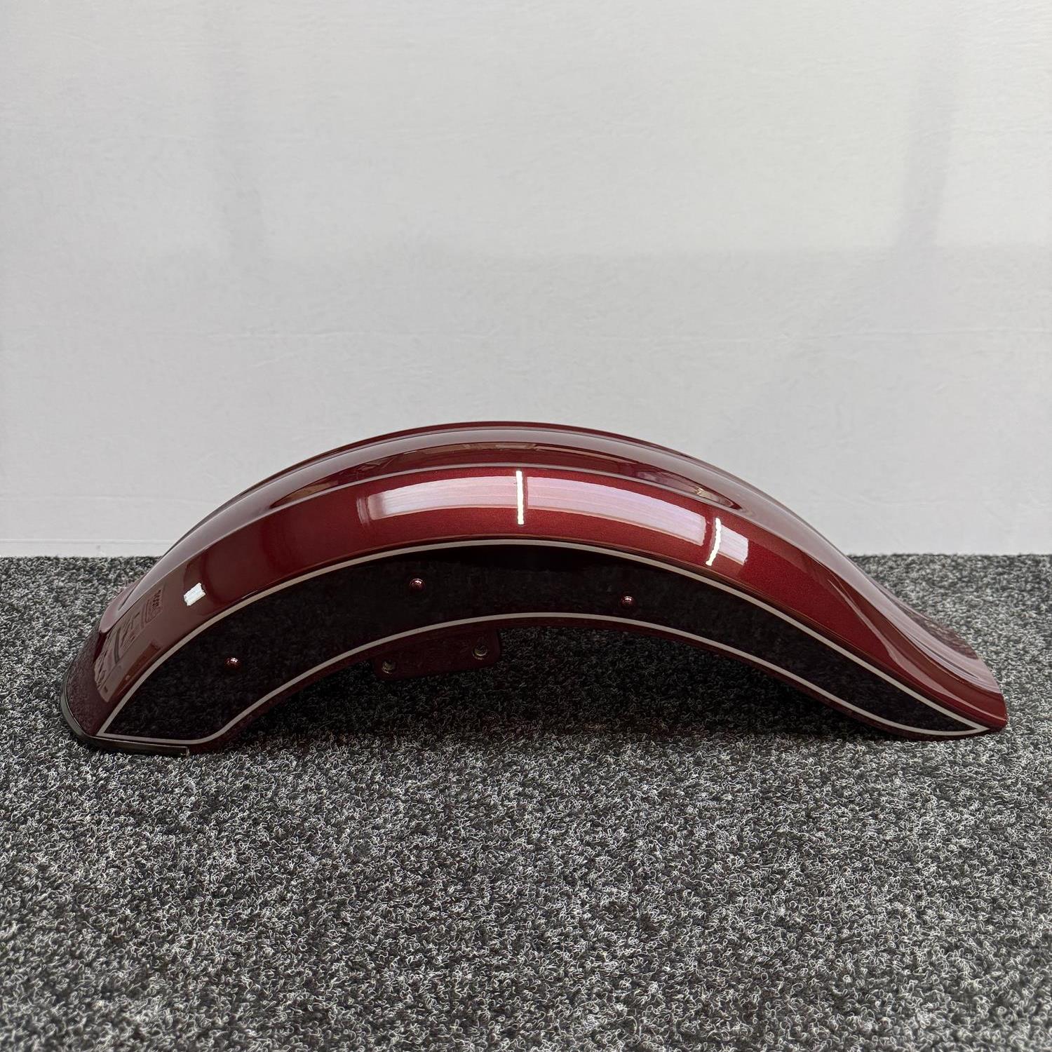 Indian Scout front fender / mudguard in maroon crimson - Moore Speed Racing
