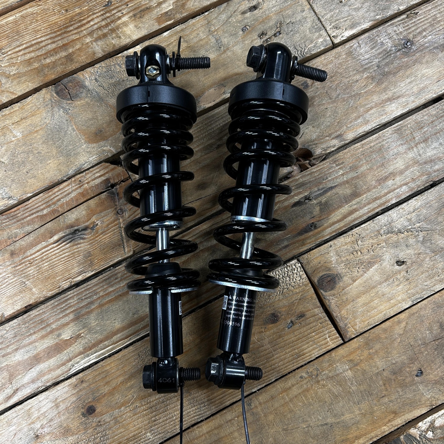 Indian Scout Bobber Shock in Cruiser Black Pair - Moore Speed Racing
