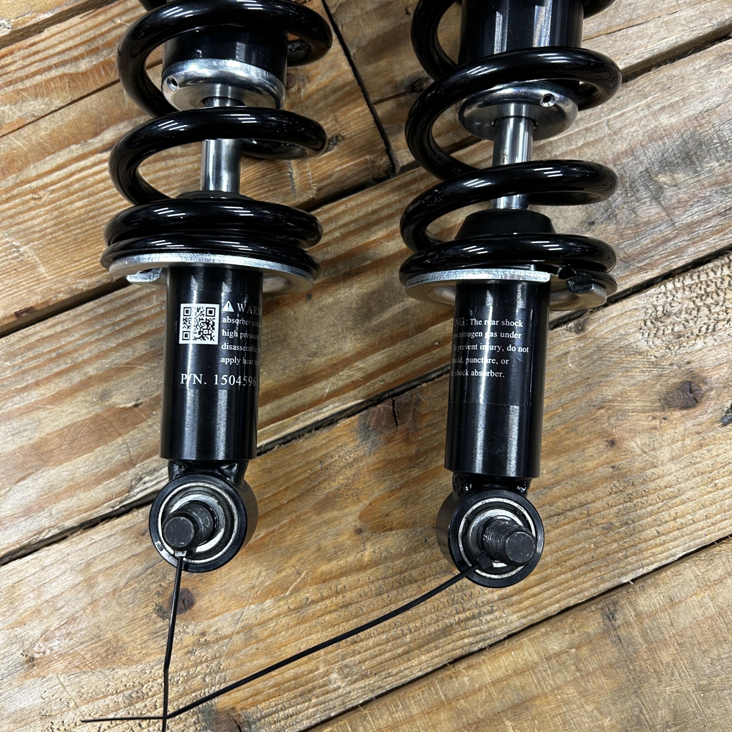 Indian Scout Bobber Shock in Cruiser Black Pair - Moore Speed Racing