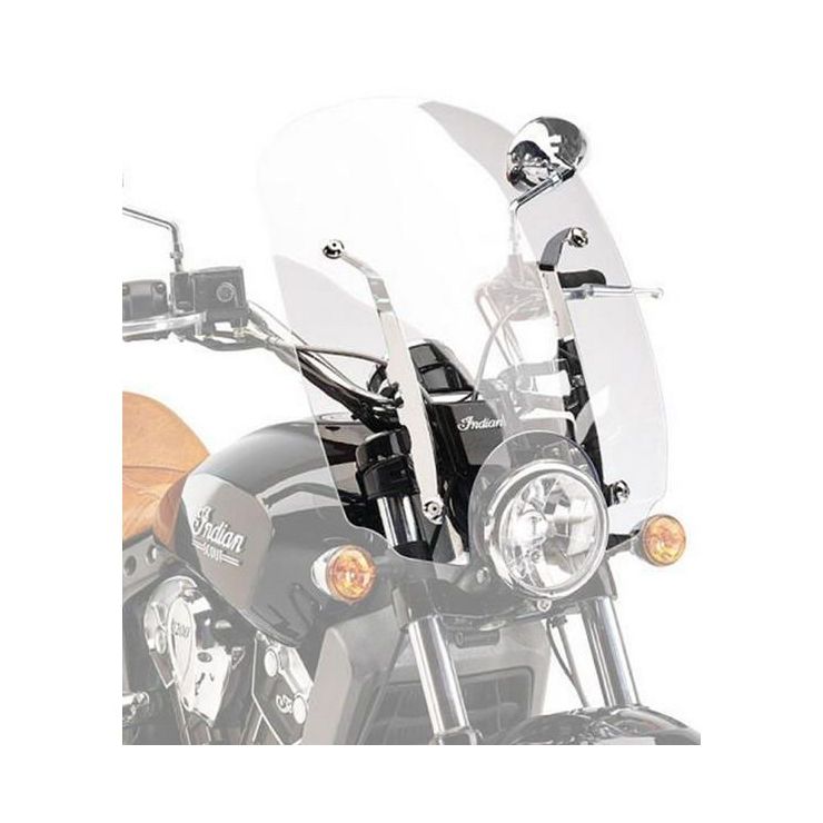 Indian Scout Mid-Height Windshield (21") - Moore Speed Racing