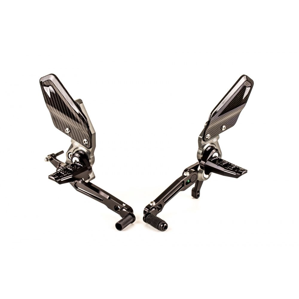 Gilles adjustable rearset kit for Indian FTR 1200 - Moore Speed Racing