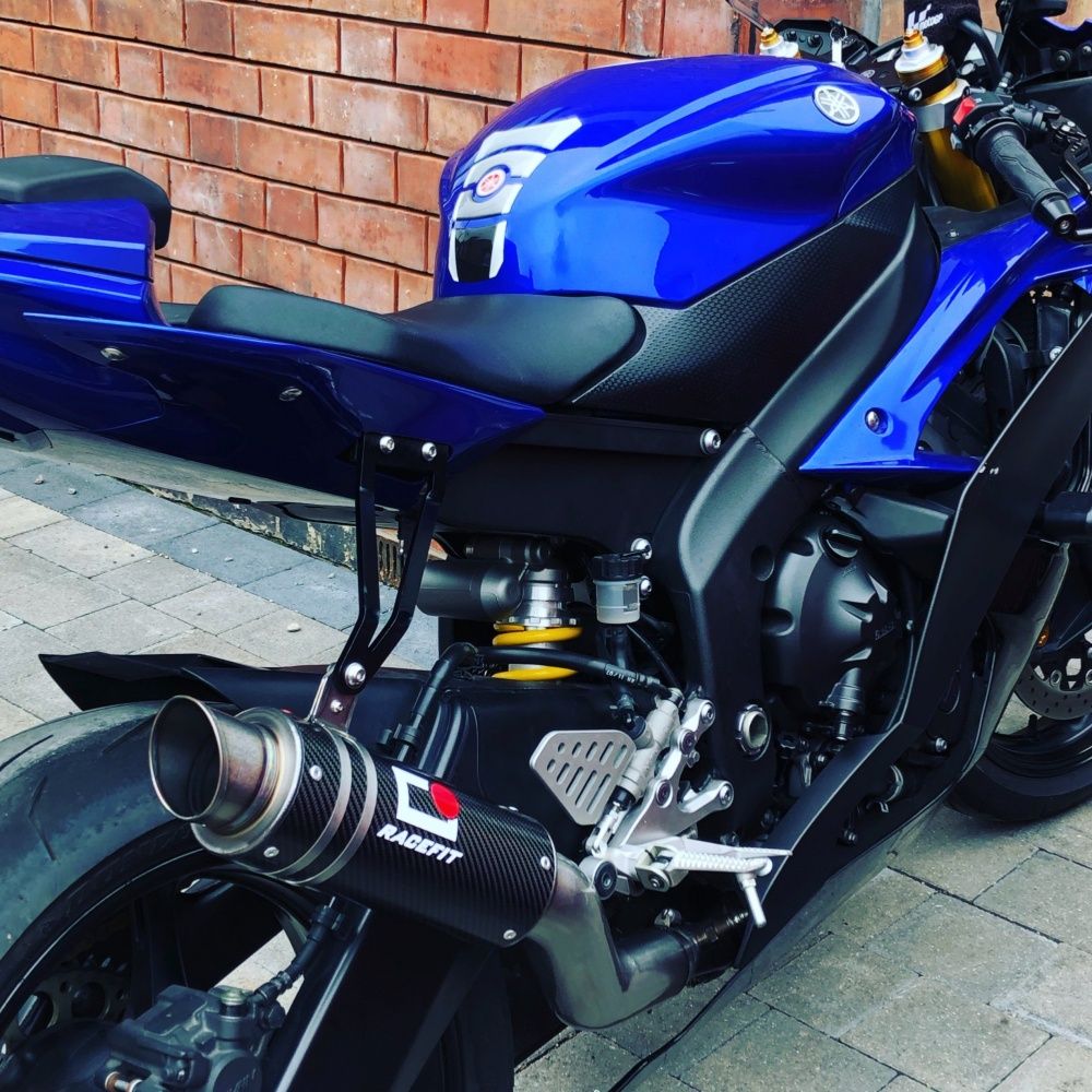 Racefit Growler Exhaust For 2006-2016 Yamaha YZF600 R6 (Low Level ...