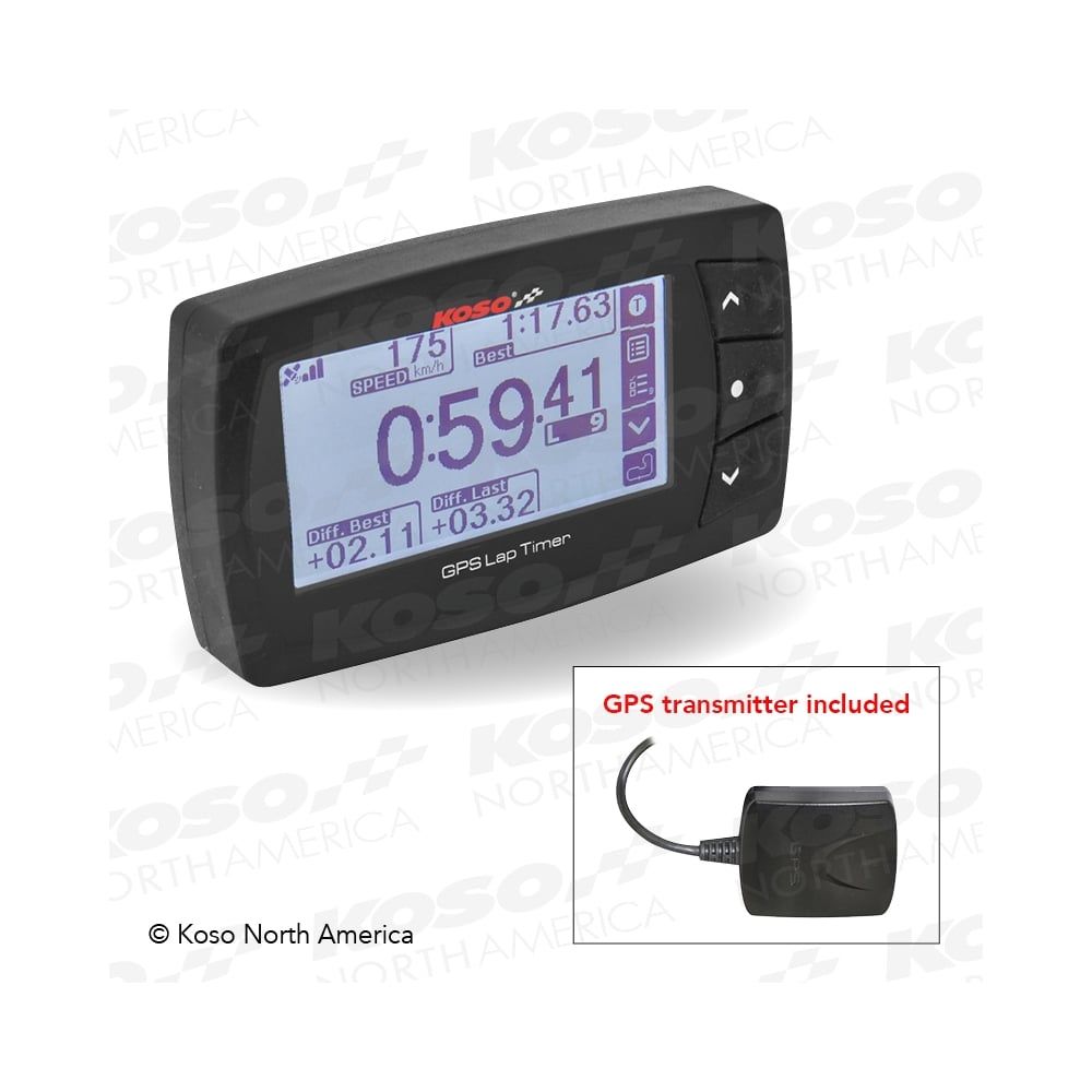 KOSO GPS Lap Timer - Fast 10hz GPS Sender, 200 Laps Per Session - Moore ...