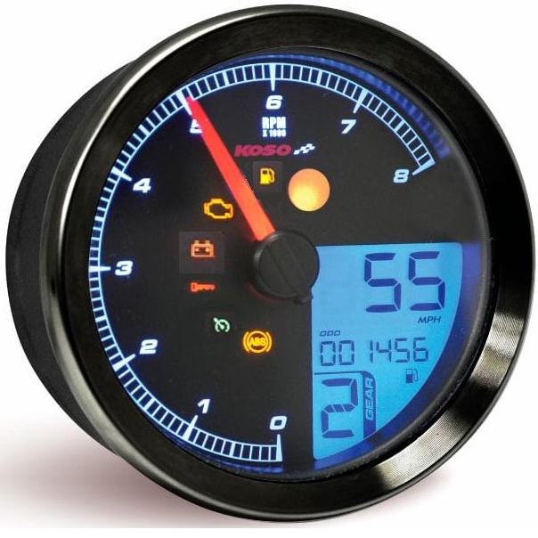 KOSO HD-04 Speedo For Harley Davidson Sportster XL883 / XL1200 / Dyna ...