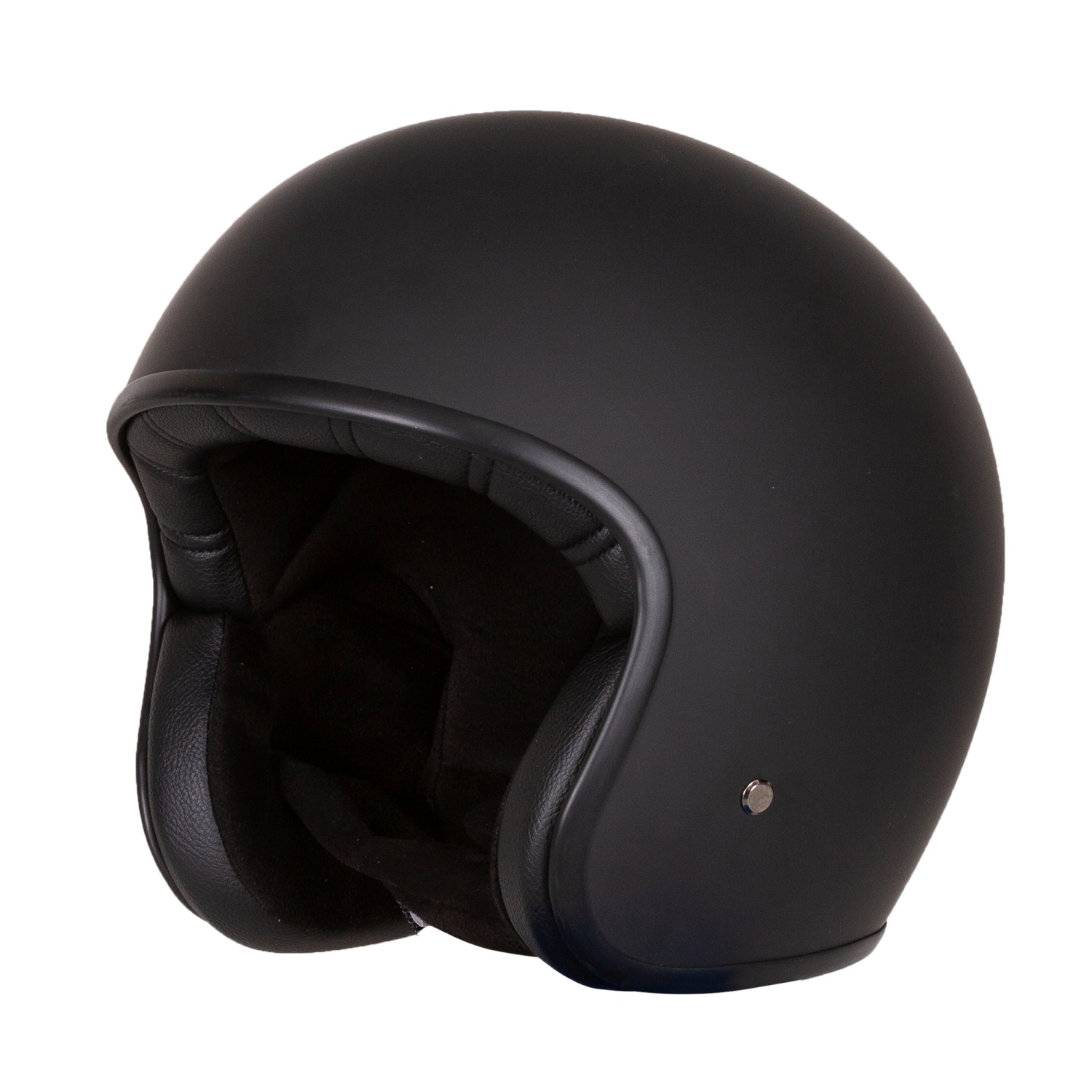 Merlin Blackbird Jet Helmet - Naked Matte Black - Moore Speed Racing