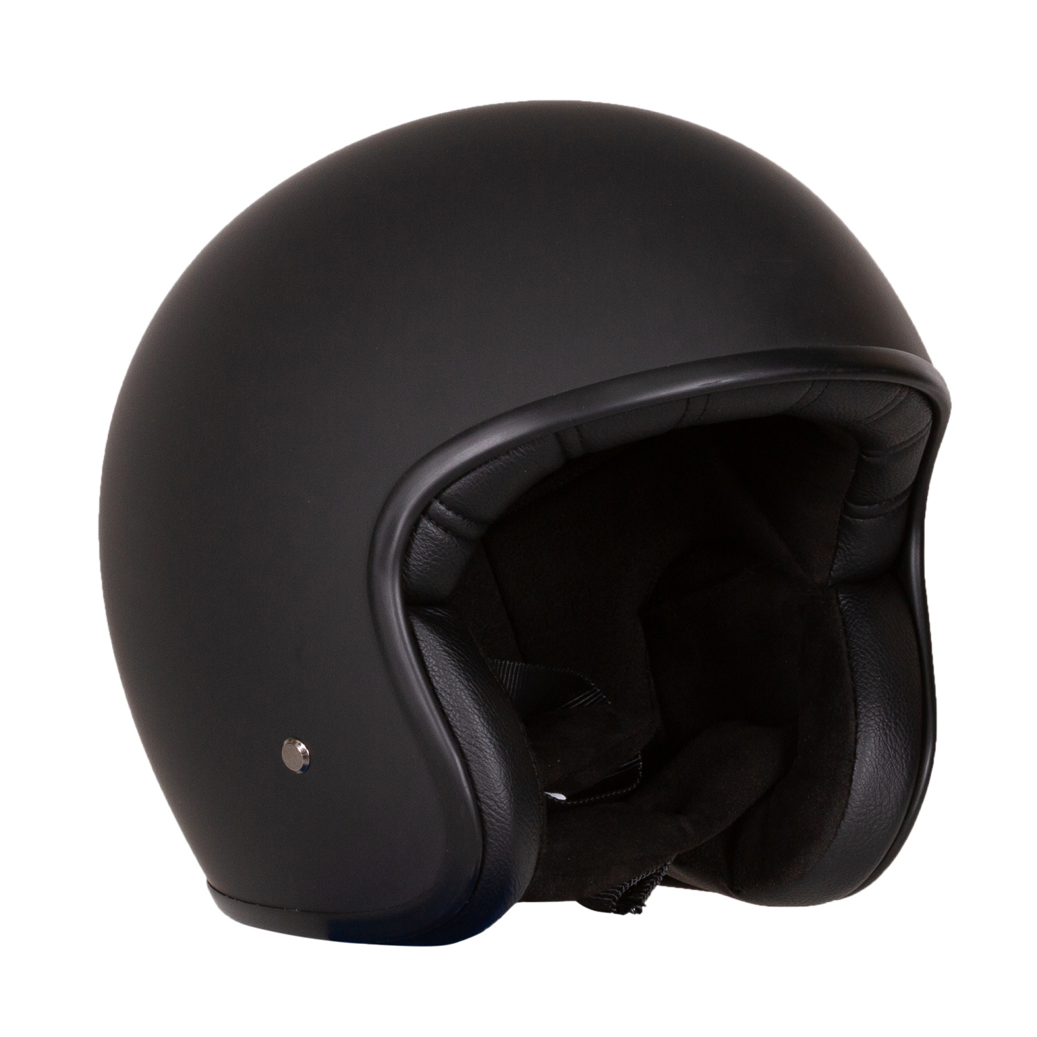 Merlin Blackbird Jet Helmet - Naked Matte Black - Moore Speed Racing