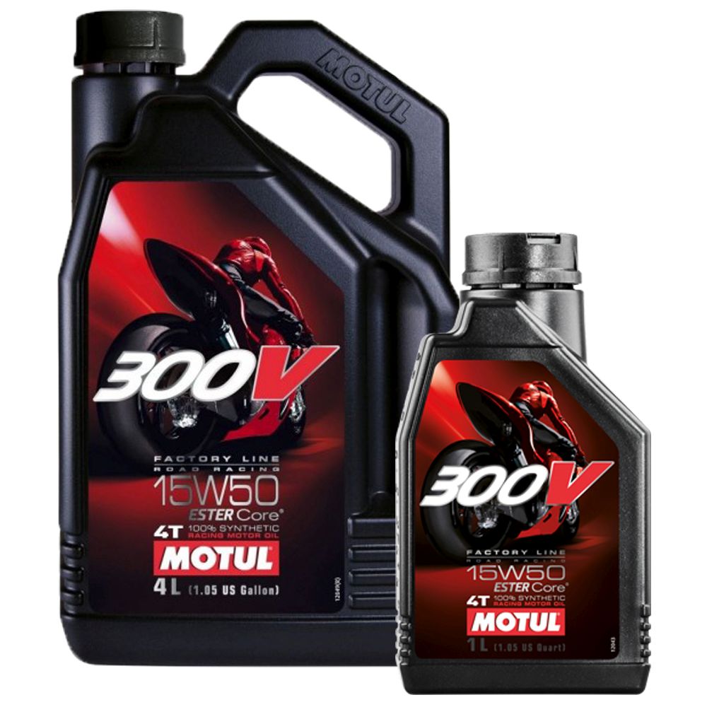 MOTUL 300V 15W50 Factory Line Road Racing Engine Oil - Moore Speed Racing
