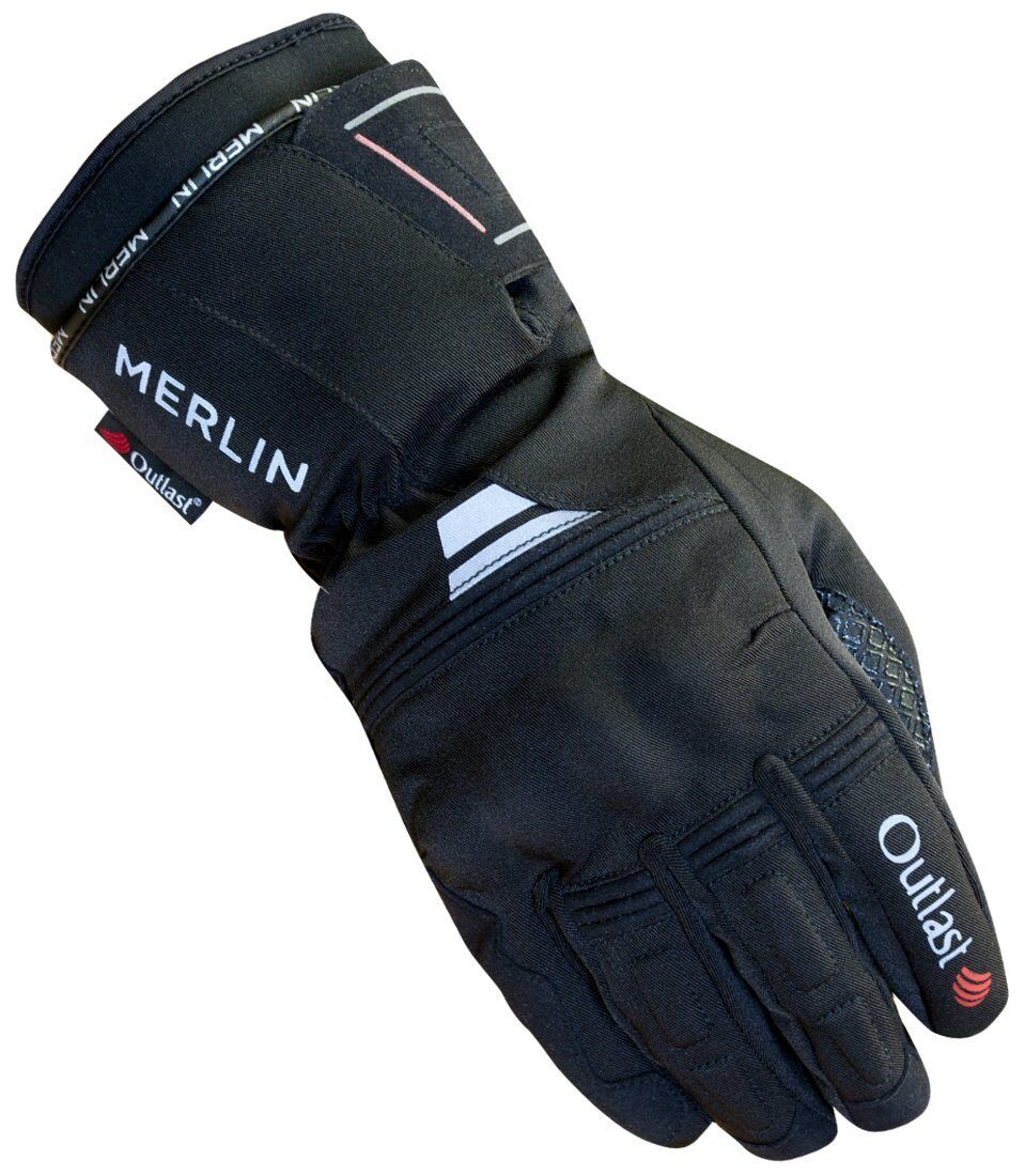 Merlin Titan Outlast Waterproof Textile Gloves - Black - Moore Speed Racing