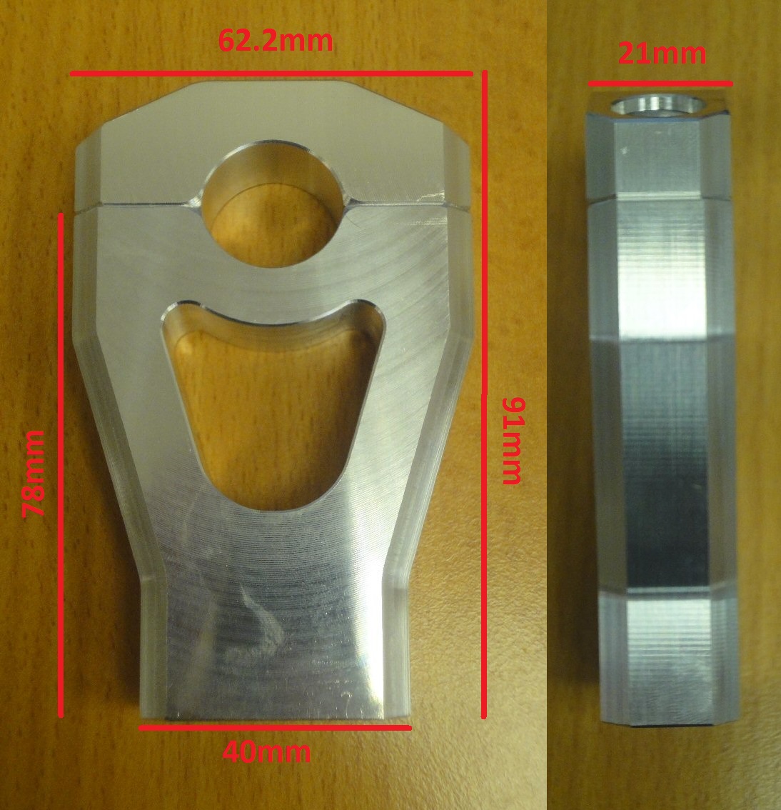 Billet Alloy 7/8" Risers - 3" - Moore Speed Racing