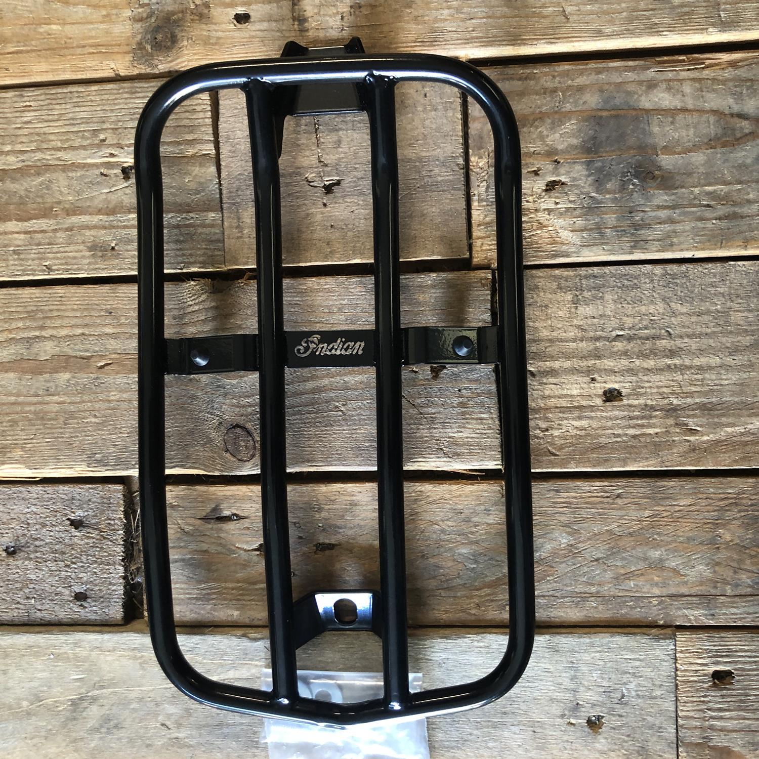 Indian Chief / Chief Bobber solo luggage rack - black - Moore Speed Racing